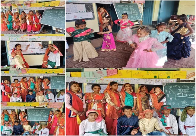 धूमधाम से मनाया गया राजकीय कन्या जूनियर हाईस्कूल खोला का वार्षिकोत्सव ...